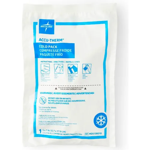 Medline Accu-Therm® Instant Heavy Weight Junior Cold Pack, Pack of 16