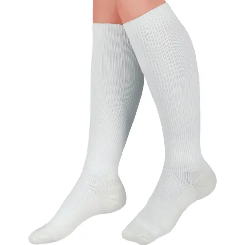 Medline Curad Cushioned Compression Socks w/ 15-20 mmHg, Knee High, XX ...