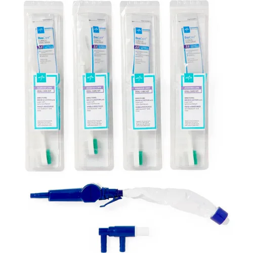 Medline DuoCare Q6 Assisted 24 Hour Nonventilated Oral Care Kit, 20 Pack