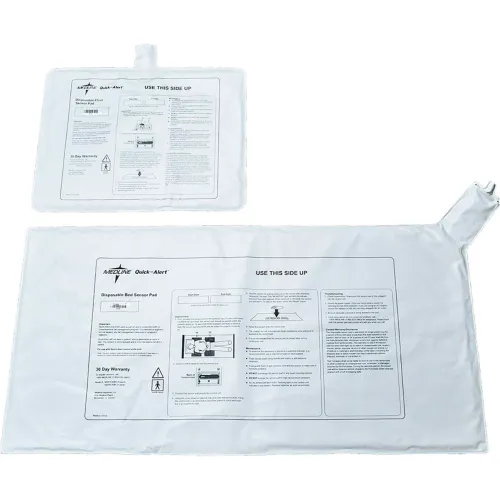 Medline Bed & Chair Sensor Pad, 15"L x 12"H, 30 Day Warranty, 5 Pack