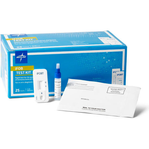Medline iFOB Test Kits, Pack of 25