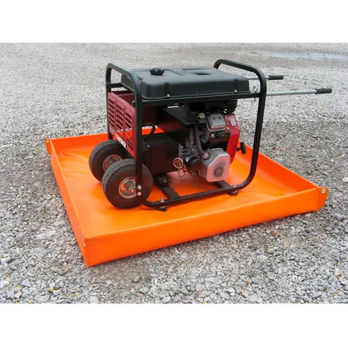 Husky® Mini Basin HMB-44v22 - PVC - 4'L x 4'W x 4"H - Orange