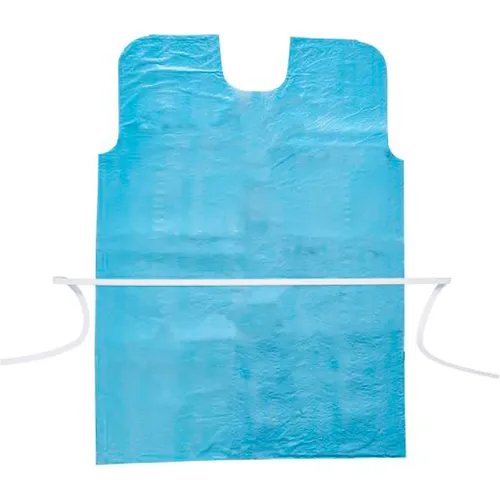 Graham Medical® Exam Gown, 30" x 42", Blue, 50/Case