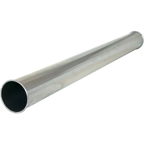 Nordfab QF Pipe, 4" Dia, Galvanized Steel