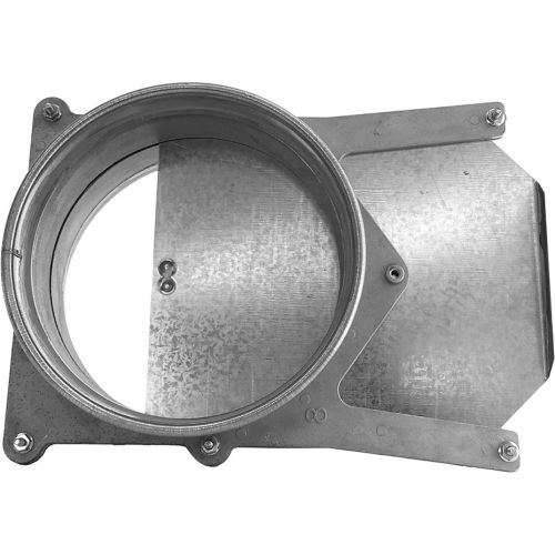 Nordfab QF Manual Blast Gate, 8" Dia, Galvanized Steel