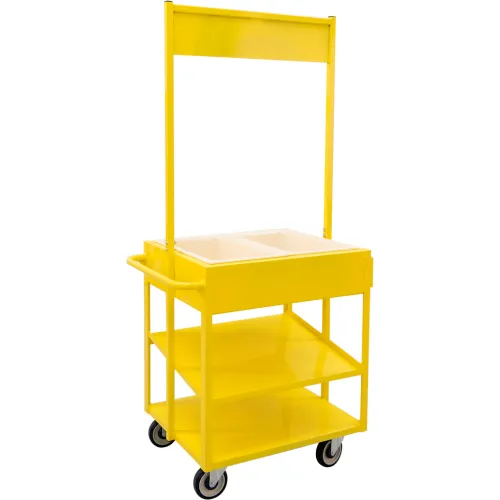 New Age Industrial HD Mobile Merchandising, Comfort Cart with Cold Food ...