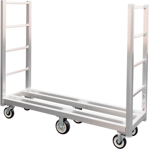 New Age Industrial HD U-Boat Stocking/Utility Truck, Aluminum, 60"L x ...