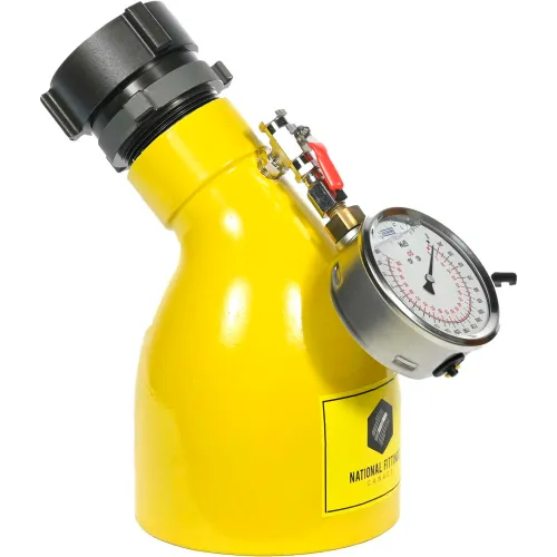 Fire Hydrant Diffuser, 2-1/2" Female WCT, High Visibility Yellow Body ...