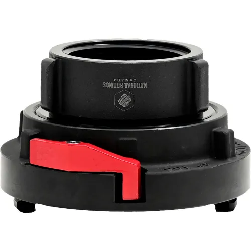 Fire Hose Storz Adapter, 4" x 2-1/2" Female Swivel WCT Rocker Lug