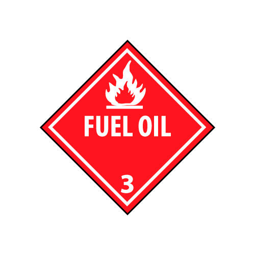 DOT Placard - Fuel Oil
