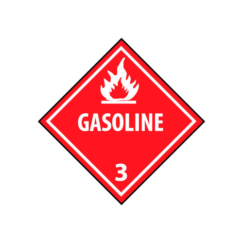 DOT Placard - Gasoline
