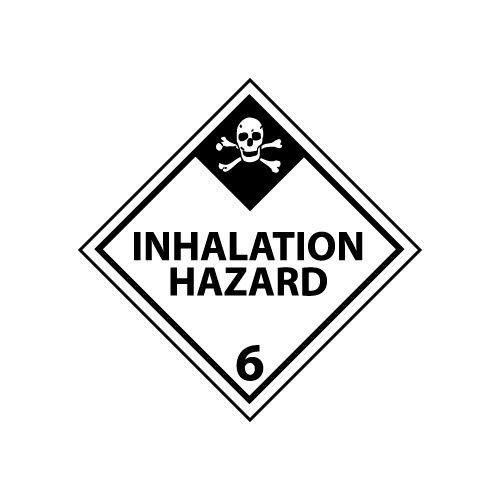 DOT Placard - Inhalation Hazard 6