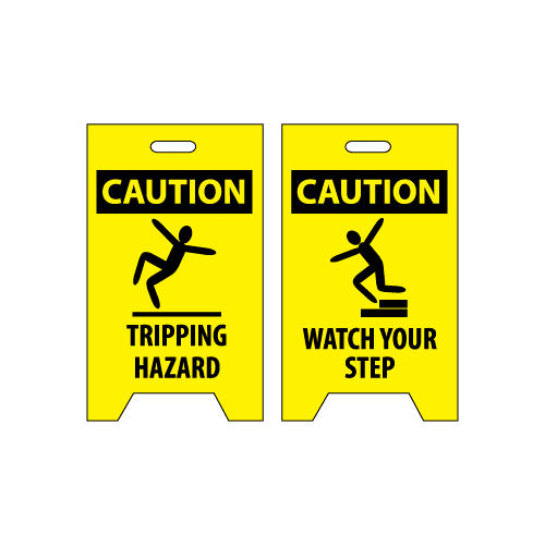 Floor Sign - Caution Tripping Hazard Watch Your Step