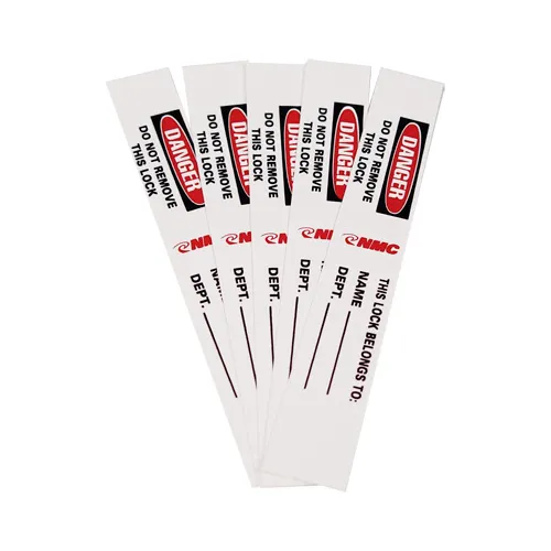 Lock Identification Labels - Danger Do Not Remove This Lock