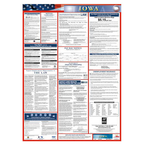 Labor Law Poster - Iowa