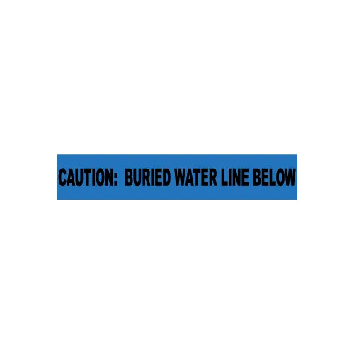 Non-Detectable Underground Warning Tape - Caution Buried Water Line ...