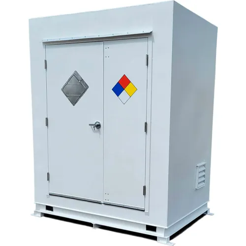 Enpac Hazmat Storage Building Locker, Non-Combustible, 60"W x 84"D x ...