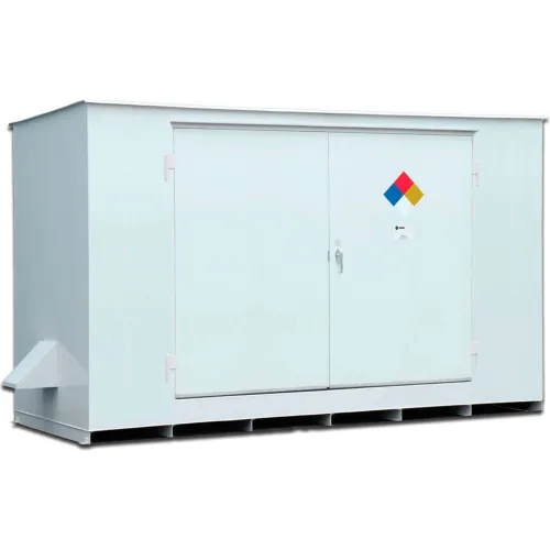 Enpac Hazmat Storage Building Locker, Non-Combustible, 84"W x 84"D x ...