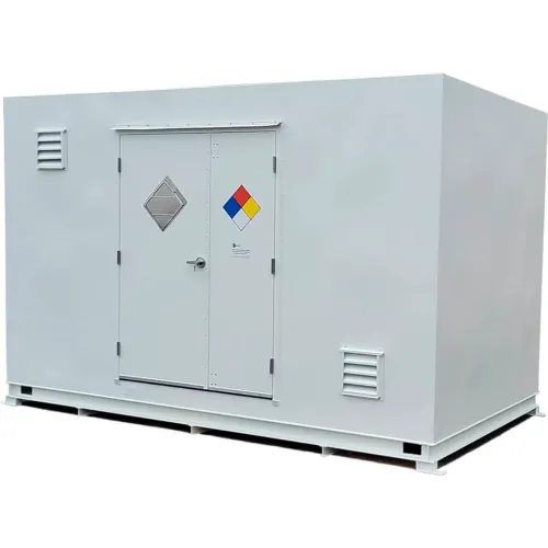 Enpac Hazmat Storage Building Locker, Non-Combustible, 168"W x 96"D x ...