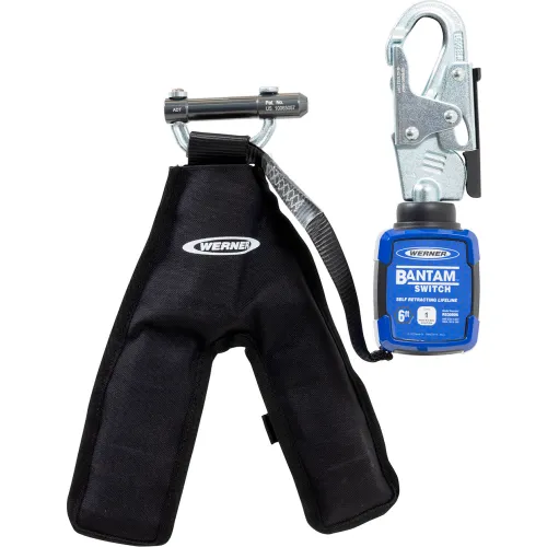 Werner® Bantam™ Switch Self Retracting Lifeline, Single Leg, Steel Snap ...