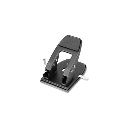 Officemate® Heavy-Duty Two-Hole Punch, 50 Sheet Capacity, Black