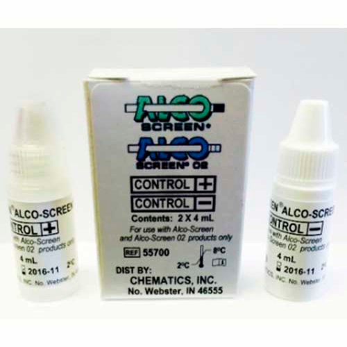 Alco-Screen® Controls, Contains 1 Negative Control and 1 Positive ...