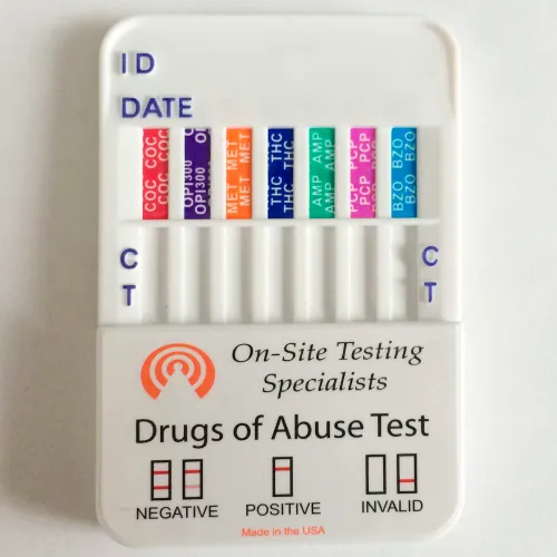 On-Site Testing Specialists 12-Panel Drug Dip Card Test, 25 Tests/Box ...