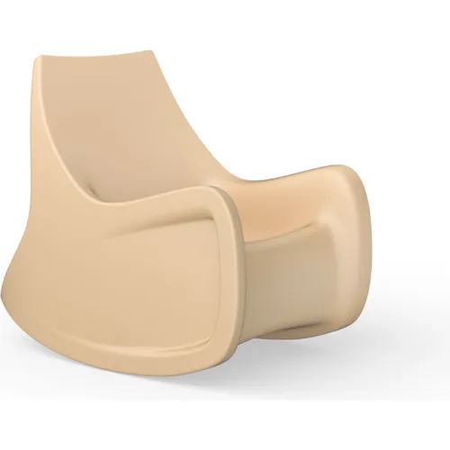 Cortech® USA Radial Rocker Rocking Arm Chair, 30"W x 45-1/2"D, Sand