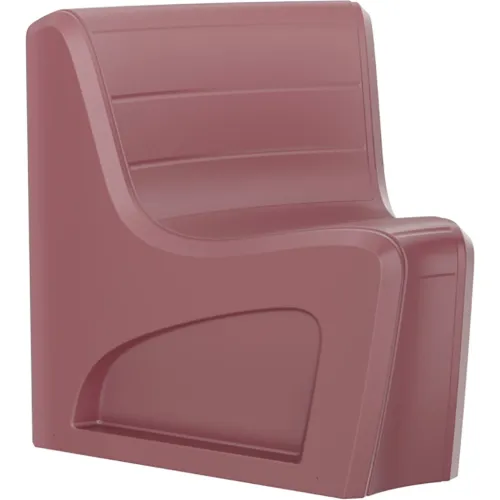 Cortech® USA Sync Armless Modular Wedge Chair with Ballast Door, 31"W x ...