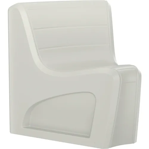 Cortech® USA Sync Armless Modular Wedge Chair with Ballast Door, 31"W x ...
