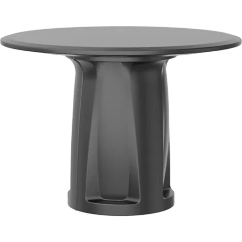Cortech® USA Endurance™ 42" Round Cylinder Base Table, Black