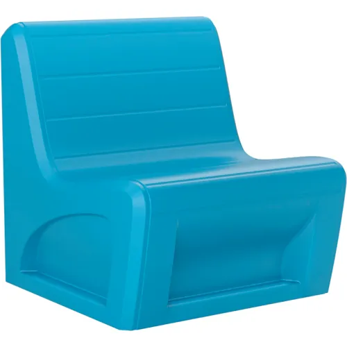 Cortech® USA Sabre Armless Chair, Gangable, 31"W x 32"D, Slate Blue