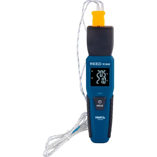 REED Thermocouple Thermometer with Bluetooth® 5.0 Connectivity, 4 AAA ...