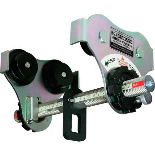 OZ Lifting Products Fall Protection Push Beam Trolley w/ Upto 12"W ...