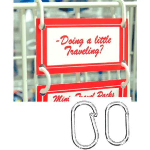 Oval Split Rings, 15/16" - Pkg Qty 100