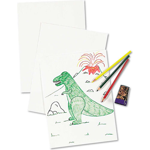Pacon® White Drawing Paper, 47 lbs., 18 x 24, Pure White, 500 Sheets/Ream