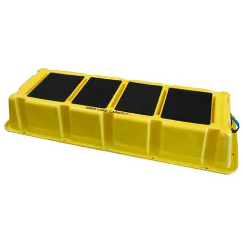 1 Step Plastic Step Stand Long - Yellow 66-1/2"W x 26-1/2"D x 10"H ...