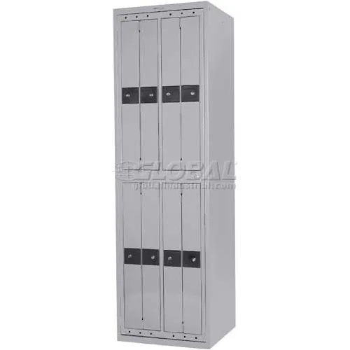 Penco® 8 Door Hanging Garment Locker, Turn Knob Lock, 23-15/16"Wx21-7/ ...