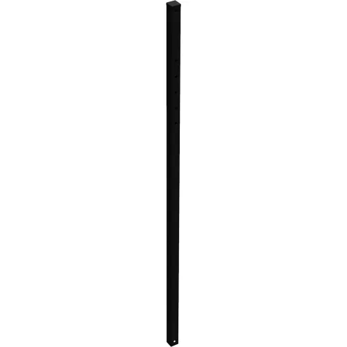 Plasticade Portable Sign Post For Plastic Or Rubber Base, 60", Black