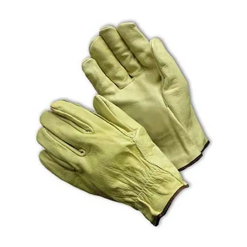 PIP Top Grain Cowhide Drivers Gloves, Straight Thumb, Economy Grade, S PIP Top Grain Cowhide Drivers Gloves, Straight Thumb, Economy Grade, S