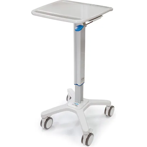 Capsa Healthcare SlimCart Mobile Laptop Cart 33-1/4" to 49-1/2"H, Gray