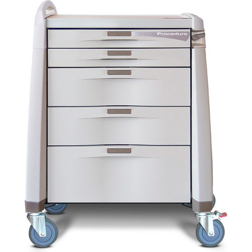 Capsa Healthcare Avalo® Procedure Cart, Intermediate Height, Gray