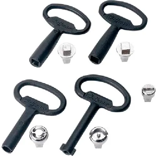 Hoffman LLKDBM3, Key Lock insert, Double Bit 3mm, Steel/Chrome