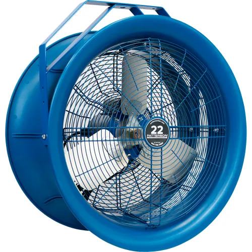 Patterson Fan 22” High-Velocity Industrial Fan w/ Yoke Mount, 115V ...