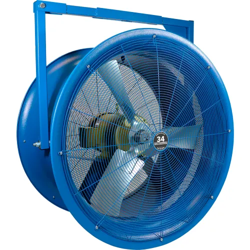 Patterson Fan 34" High Velocity Industrial Fan w/ Yoke Mount, 230/460V ...