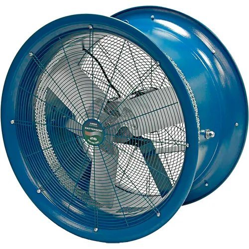 Patterson Fan 26" Industrial Drum Fan w/ Yoke Mount, 7,650 CFM, 1 HP, 1 ...