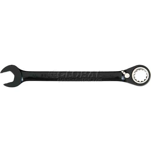 Proto JSCVM36 Black Chrome Combination Reversible Ratcheting Wrench ...