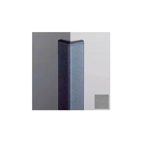 Surface Mounted Corner Guard 90°, 2'' Wings, 4'H W/Caps, Gray