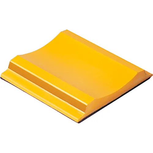 Pexco Rigid Temporary Raised Pavement Marker W/ Adhesive, 2-Way, Yellow ...