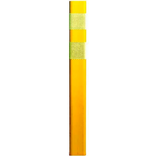 FG300 36" Traffic Channelizer Post, EFX Polyurethane, Yellow